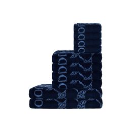 JOOP! Handtuch JOOP "Handtuch 10er Pack", blau, B:50cm, Obermaterial: 100% Baumwolle CO., Handt&uuml;cher