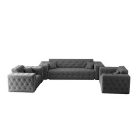 Fun M&ouml;bel SOFASET Chantal In Moly