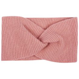 Stirnband styleBREAKER "Feinstrick Stirnband Twist Knoten", Damen, rosa (altrose), Obermaterial: 100% Polyacryl PAN., Modisch, M&uuml;tzen Stirnband