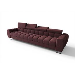 Fun M&ouml;bel SOFA 4-sitzer Bastien In Stoff Aragon