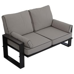 LOUNGESOFA Elba 2 Sitzer - Grau