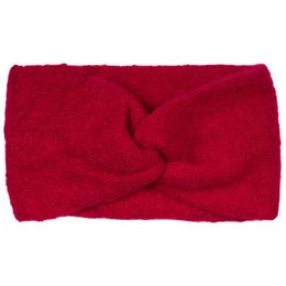 Stirnband styleBREAKER "Weiches Feinstrick Stirnband mit Twist Knoten", Damen, lila (himbeere), Obermaterial: 100% Polyacryl PAN., Modisch, M&uuml;tzen Stirnband