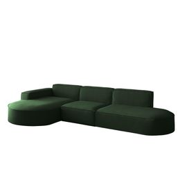 Fun M&ouml;bel ECKSOFA Ottomane Palma Opera Velvet