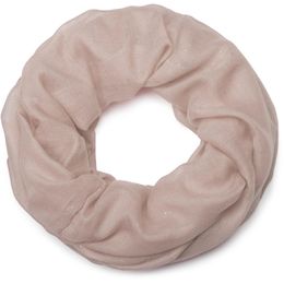 Loop styleBREAKER "Loop mit Glitzer unifarben", Damen, rosa (altrose dunkel), Obermaterial: 100% Viskose CV., Modisch, Modet&uuml;cher Loop