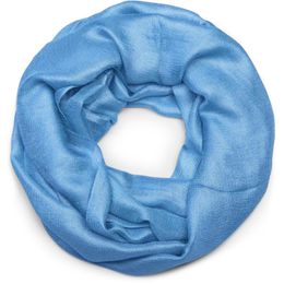 Loop styleBREAKER "Seidiger Einfarbiger Loop", Damen, blau, Obermaterial: 100% Viskose CV., Modisch, Modet&uuml;cher Loop