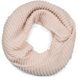 Loop styleBREAKER "Strick Loop Wellenmuster", Damen, beige, Obermaterial: 100% Polyacryl PAN., Modisch, Modet&uuml;cher Loop