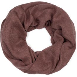 Loop styleBREAKER "Feinstrick Loop 2-Tone", Damen, rosa (mauve), Obermaterial: 50% Viskose CV. 50% Polyester PES., Modisch, Modet&uuml;cher Loop