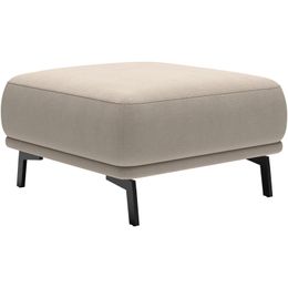 Sch&ouml;ner Wohnen Kollektion Polsterhocker "Tossa, smarte Erg&auml;nzung f&uuml;r dein Wohnzimmer, Breite 73 cm", taupe, B:73cm H:43cm T:73cm, 100% Polyester, SCH&Ouml;NER WOHNEN-KOLLEKTION, Hocker, Polsterhocker, Flexibler Komfort, edle Optik & saugroboterfreundlich