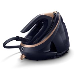 Philips Dampfb&uuml;gelstation "PSG9030/20 PerfectCare 9000 Series", blau (dunkelblau, kupfer), Dampfb&uuml;gelstationen, ActiveSense Technologie, SteamGlide Elite B&uuml;gelsohle, 720 gr Dampfsto&szlig;