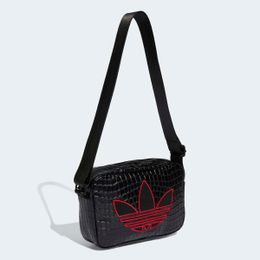 Sporttasche adidas originals "CROCO MINI AIRL", schwarz, Obermaterial: 100% Polyurethan, Taschen Sporttasche