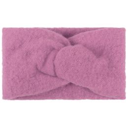 Stirnband styleBREAKER "Weiches Feinstrick Stirnband mit Twist Knoten", Damen, lila (flieder), Obermaterial: 100% Polyacryl PAN., Modisch, M&uuml;tzen Stirnband