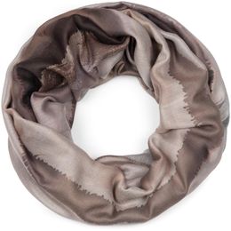 Loop styleBREAKER "Bunter Loop Aquarell Farbverlauf Streifen", Damen, braun (dunkelbraun, taupe), Obermaterial: 100% Viskose CV., Modisch, Modet&uuml;cher Loop