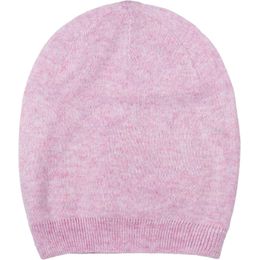 Strickm&uuml;tze styleBREAKER "Feinstrick Beanie M&uuml;tze Uni Doppellagig", Damen, lila (flieder), Obermaterial: 80% Polyacryl PAN. 20% Wolle WO., Modisch, M&uuml;tzen Strickm&uuml;tze