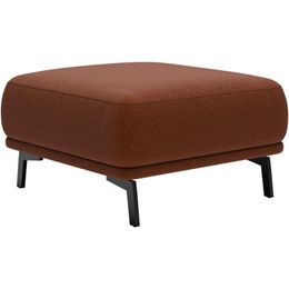 Sch&ouml;ner Wohnen Kollektion Polsterhocker "Tossa, smarte Erg&auml;nzung f&uuml;r dein Wohnzimmer, Breite 73 cm", rusty, B:73cm H:43cm T:73cm, 24% Polyester, 76% Polyacryl, SCH&Ouml;NER WOHNEN-KOLLEKTION, Hocker, Polsterhocker, Flexibler Komfort, edle Optik & saugroboterfreundlich