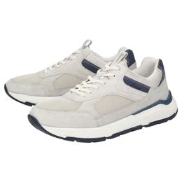 Sneaker Sioux "Rogerlino-700-H", Herren, Gr. 39.5 (UK 6), grau (hellgrau), Obermaterial: 80% Kalbsveloursleder CAVL. 20% Textilmaterial TEXMAT. 100% Gummi rubber., Schuhe Sneaker