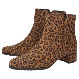 Stiefelette Sioux "Fendrina-705", Damen, Gr. 41 (UK 7), braun, Obermaterial: 100% Ziegenveloursleder GOVL. 100% Gummi rubber., Schuhe Stiefelette