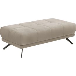 Hocker DIE PLANBAR "MP-IN20041", grau (smoke), B:137cm H:43cm T:73cm, 100% Polyester, Hocker, Polsterhocker, Besondere Merkmale: in modernem Polyestervelours mit Samtoptik