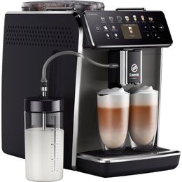 Saeco Kaffeevollautomat "GranAroma SM6580/50", grau, schwarz, B:26,2cm H:44,8cm T:38,3cm, Kaffeevollautomaten, 4 Benutzerprofilen und TFT Display, Kaffeevollautomat, Topseller