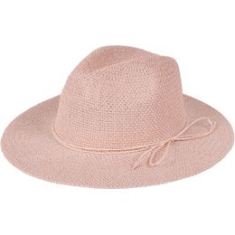 Sonnenhut styleBREAKER "Panama Strohhut", Damen, rosa (rose), Obermaterial: 100% Papierstroh PAS., Modisch, H&uuml;te