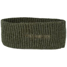 Stirnband styleBREAKER "Strick Stirnband Rippenmuster", Damen, gr&uuml;n (oliv), Obermaterial: 100% Polyester PES., Modisch, M&uuml;tzen Stirnband