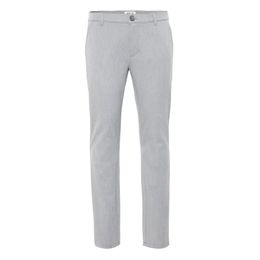 !Solid Stoffhose SOLID "Stoffhose SDFrederic", Herren, Gr. 28, L&auml;nge 32, grau (lig grau m), Obermaterial: 62% Polyester PES. 33% Viskose CV. 5% Elasthan EL., Hosen Stoffhose