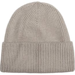 Strickm&uuml;tze styleBREAKER "Strickm&uuml;tze mit Rippenmuster", Damen, grau, Obermaterial: 100% Polyacryl PAN., Modisch, M&uuml;tzen Strickm&uuml;tze