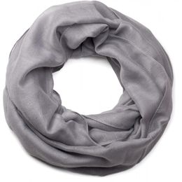 Loop styleBREAKER "Loop mit Glitzer unifarben", Damen, grau (hellgrau), Obermaterial: 100% Viskose CV., Modisch, Modet&uuml;cher Loop