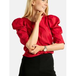 Blusentop LIBERT&Eacute; ESSENTIEL "Libert&eacute; Essentiel Shirt WINNIE", Damen, Gr. L, rot, Obermaterial: 100% Viskose, Blusen Blusentop
