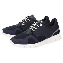 Sneaker Sioux "Mokrunner-D-2024", Damen, Gr. 36 (UK 3 1/2), blau (dunkelblau), Obermaterial: 100% Textilmaterial TEXMAT. 100% Gummi rubber., Schuhe Sneaker
