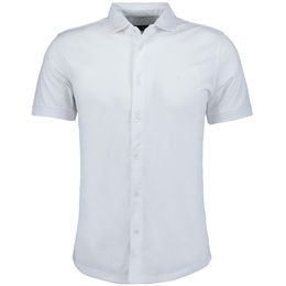 Poloshirt Ragman, Herren, Gr. L, wei&szlig;, Popeline, 61% Baumwolle 39% Polyester, regular fit, ohne Ausschnitt, Shirts