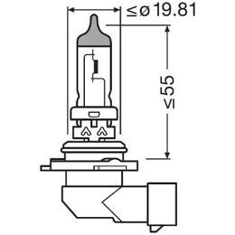 Osram Gl&uuml;hlampe, Hauptscheinwerfer HB4 Night Breaker Laser next Generation (2 Stk.) 9006nlhcb