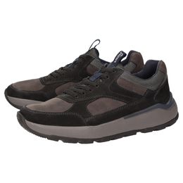 Sneaker Sioux "Rogerlino-700-H", Herren, Gr. 42.5 (UK 8 1/2), grau, Obermaterial: 80% Kalbsnubukleder CANU. 20% Textilmaterial TEXMAT. 100% Gummi rubber., Schuhe Sneaker
