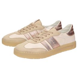 Sneaker Sioux "Tedroso-DA-713", Damen, Gr. 37 (UK 4), beige, Obermaterial: 50% Ziegenveloursleder GOVL. 50% Lammleder LEL. 100% Gummi rubber., Schuhe Sneaker