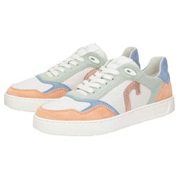 Sneaker Sioux "Tedroso-DA-702", Damen, Gr. 38UK5, blau, Obermaterial: 50% Kalbsveloursleder CAVL. 50% Lammnappaleder LANA. 100% Gummi rubber., Schuhe Sneaker