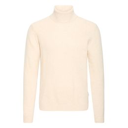 Rollkragenpullover Casual Friday "Strickrollkragenpull CFKarl", Herren, Gr. L, beige (light sand melange), Obermaterial: 80% Wolle WO. 20% Polyamid PA., Pullover Rollkragenpullover