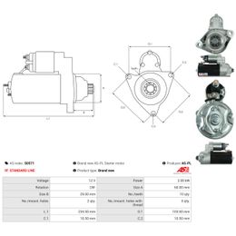 AS-PL Starter s0571 f&uuml;r Porsche
