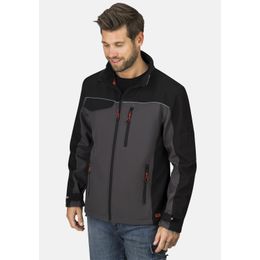 Softshelljacke HERO by John Medoox "JOEL Softshelljacke", Herren, Gr. M, schwarz (anthra, schwarz), Softshell, 100% Polyester, regular fit, Jacken Softshelljacke, Sherpa fleece Straight Fit Casual Sherpa f&uuml;r Herren
