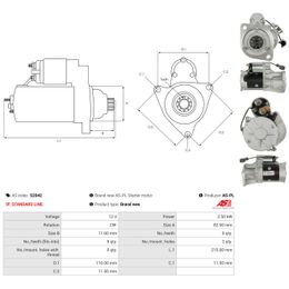 AS-PL Starter s2042 f&uuml;r NISSAN