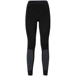 Odlo Lange Funktionsunterhose "Evolution Warm" in Schwarz - 52% | Gr&ouml;&szlig;e L | Damen-sportunterwaesche