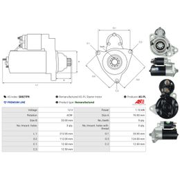 AS-PL Starter s0027pr f&uuml;r Ford DAF VW