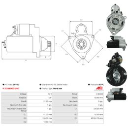 AS-PL Starter s0192 f&uuml;r DAF VW