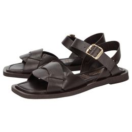 Sandale Sioux "Molsirka-703", Damen, Gr. 36 (UK 3 1/2), braun, Obermaterial: 100% Kalbsnappaleder CANA. 100% Gummi rubber., Schuhe Sandale