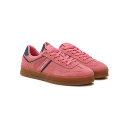 Tommy Hilfiger Shoes Leder-Sneakers in Rosa - 47% | Gr&ouml;&szlig;e 40 | Damen-sneakers