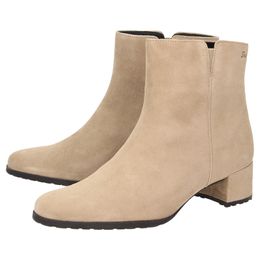 Stiefelette Sioux "Fendrina-705", Damen, Gr. 39.5 (UK 6), beige, Obermaterial: 100% Lammveloursleder LAVL. 100% Gummi rubber., Schuhe Stiefelette