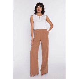 Nife Marlenehose in Camel - 77% | Gr&ouml;&szlig;e 42 | Damenhosen