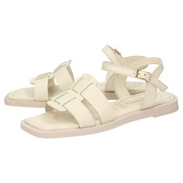 Sandale Sioux "Molsirka-702", Damen, Gr. 40 (UK 6 1/2), beige, Obermaterial: 100% Kalbsnappaleder CANA. 100% Gummi rubber., Schuhe Sandale