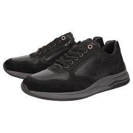 Sneaker Sioux "Turibio-713-J", Herren, Gr. 40 (UK 6 1/2), schwarz, Obermaterial: 40% Kalbsveloursleder CAVL. 30% Rindnubukleder CNU. 30% Lammnappaleder LANA. 100% Gummi rubber., Schuhe Sneaker