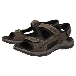 Sandale Sioux "Oneglio-702", Herren, Gr. 40 (UK 6 1/2), braun, Obermaterial: 100% Kalbsnubukleder CANU. 100% Polyurethan PU., Schuhe Sandale