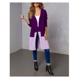 Milan Kiss Cardigan in Lila - 56% | Gr&ouml;&szlig;e L | Damen-pullover-cardigans