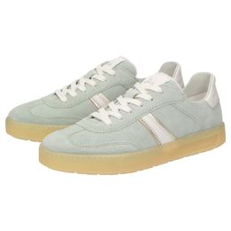 Sneaker Sioux "Tedroso-DA-707", Damen, Gr. 42UK8, gr&uuml;n (hellgr&uuml;n), Obermaterial: 50% Kalbsveloursleder CAVL. 50% Lammnappaleder LANA. 100% Gummi rubber., Schuhe Sneaker